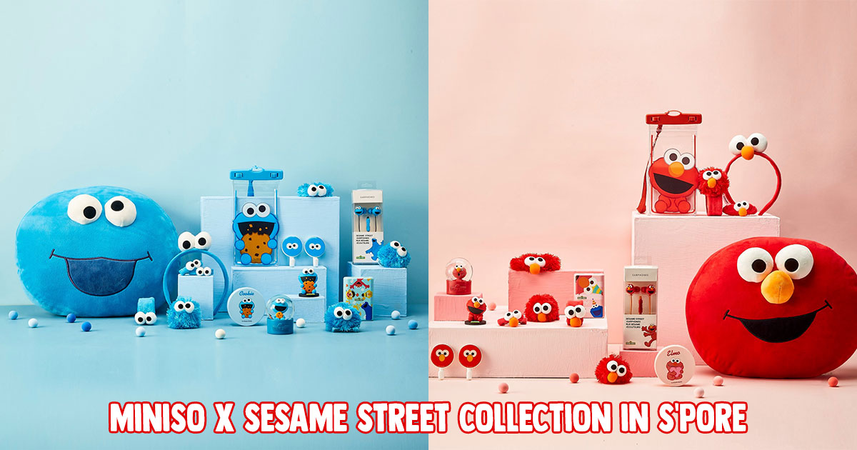Miniso x Sesame Street Collection featuring Elmo & Cookie Monster now ...