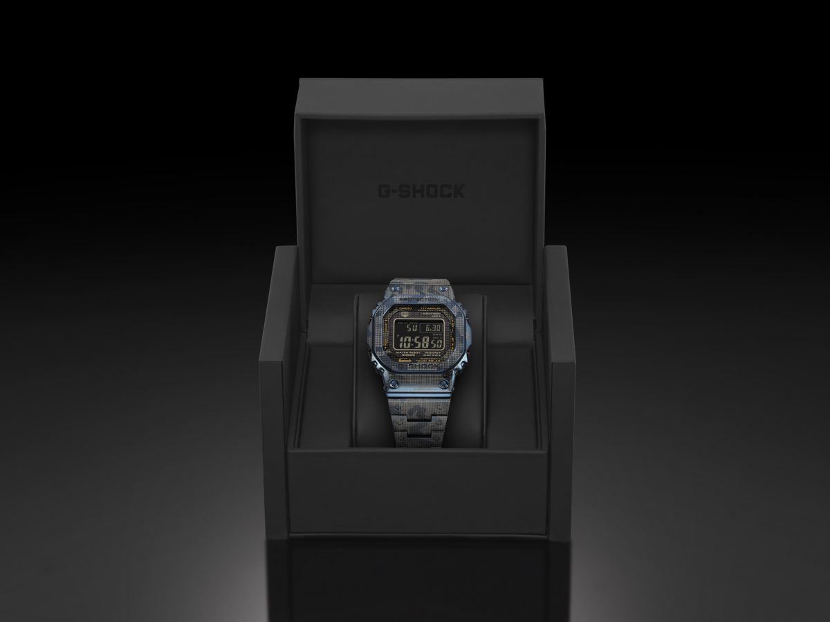 The G-SHOCK Titanium Camouflage Watch is so popular Casio made a blue ...