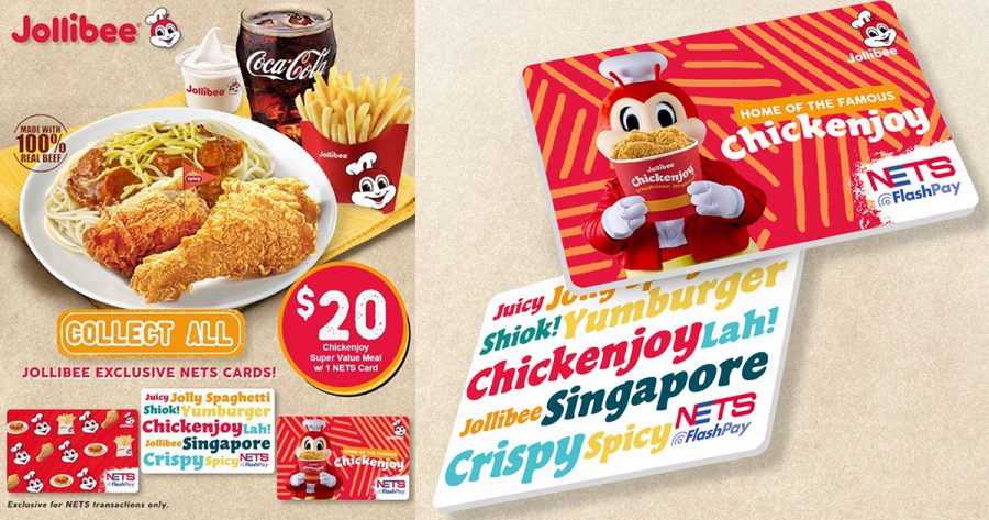 Jollibee S'pore has limited edition NETS FlashPay Cards you can collect ...