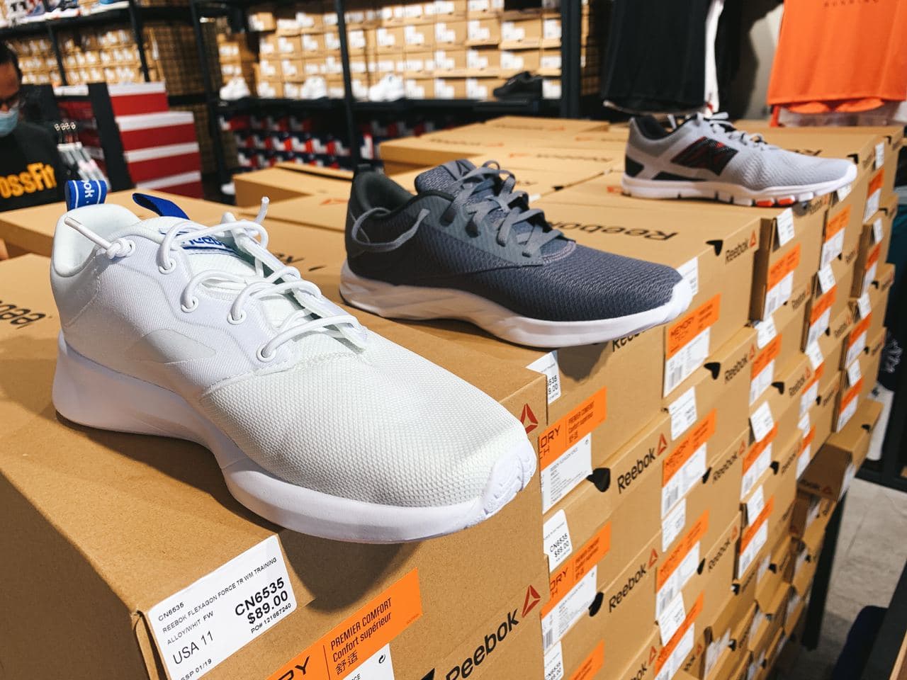 Reebok Outlet in IMM has 2 for S$55 Footwear Sale, means you pay less ...