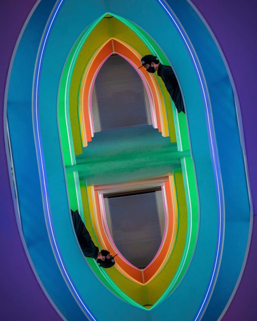 Downtown East has Instagrammable Light Installations including Rainbow ...