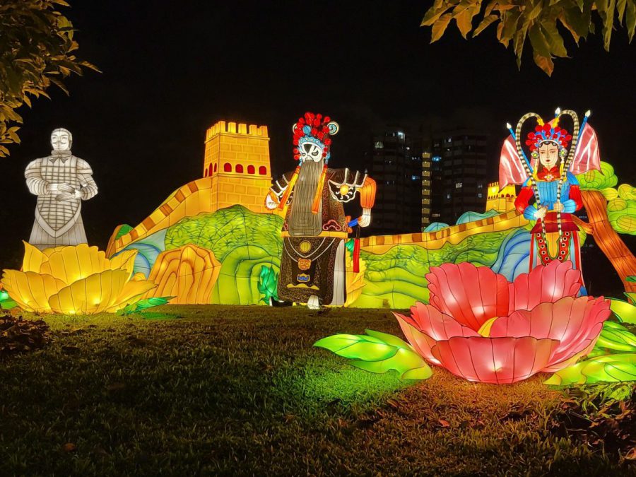 Jurong Lake Gardens has lots of Lanterns & Light Installations inspired ...