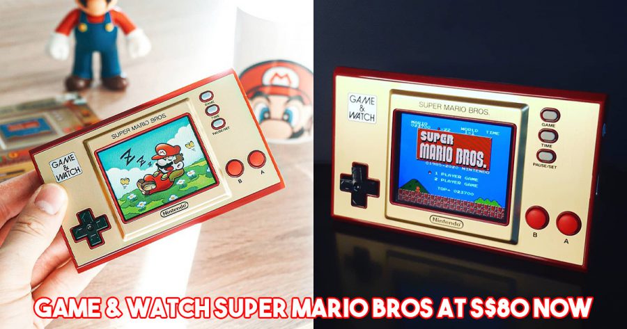 Game & Watch Super Mario handheld console now selling at S$80 with free ...