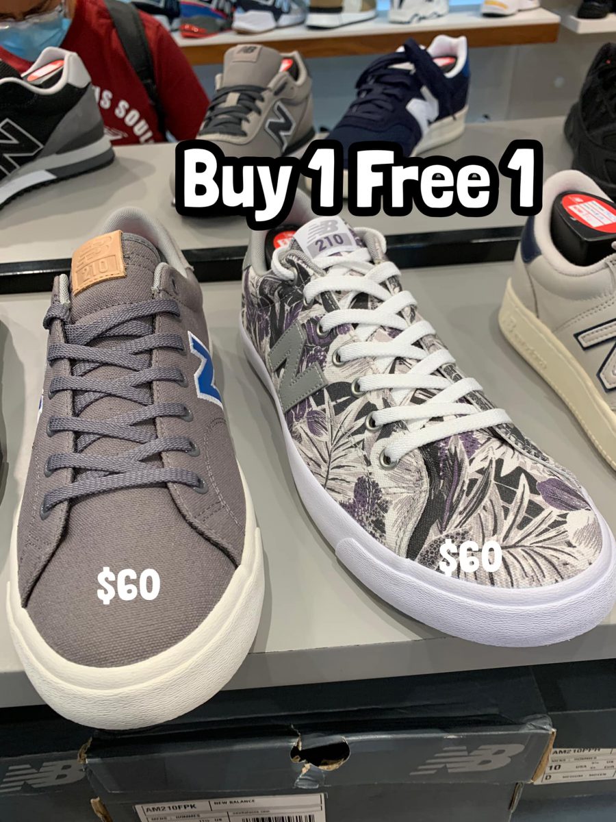 New Balance store in Centrepoint having 1-FOR-1 Sneaker Promotion for a ...