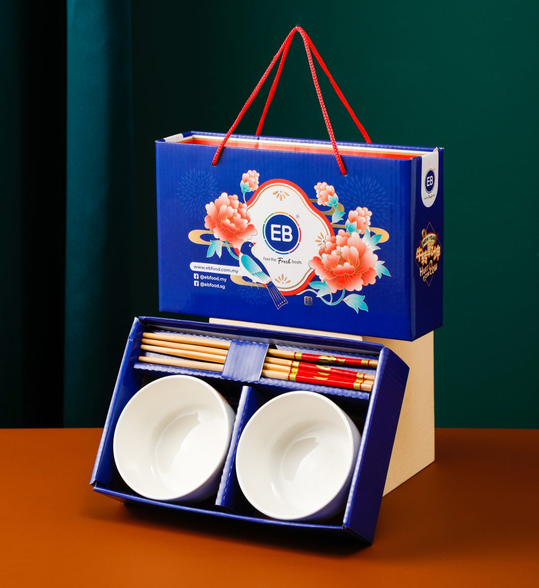 EB Food S'pore is giving away FREE CNY-themed Bowls & Chopsticks Set ...