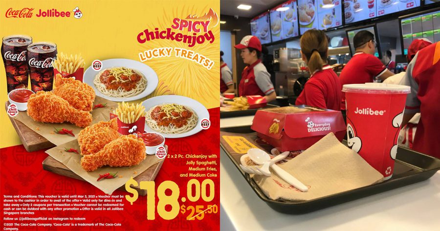Jollibee S'pore latest Discount Coupons till Mar 5 lets you save as ...