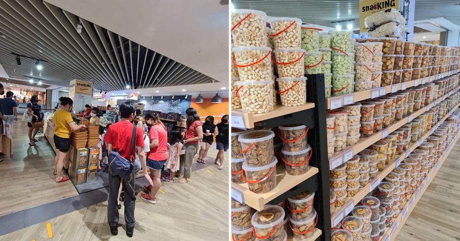 SnacKING opens outlet in Northpoint City, has lots of retro biscuits ...