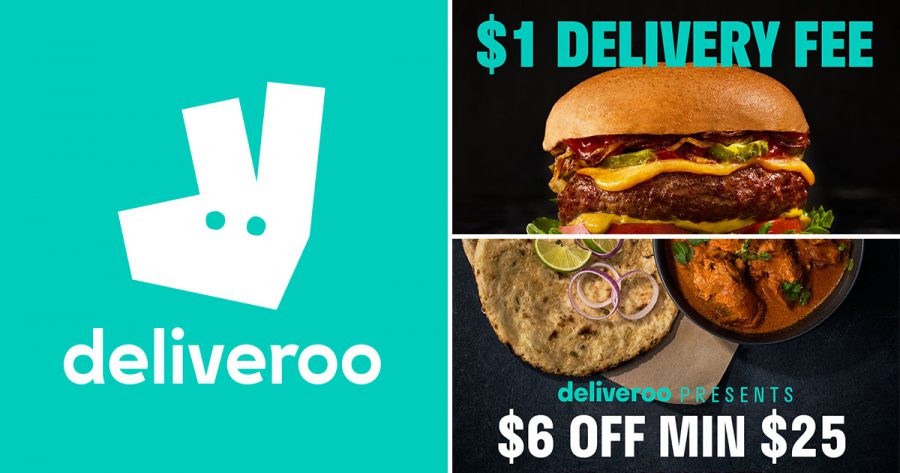 Deliveroo S'pore offers $1 Delivery entire month of April, also has $6 ...