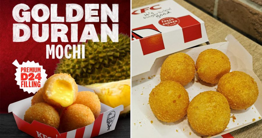 KFC S'pore to launch Golden Durian Mochi Balls from Apr 7, has molten ...