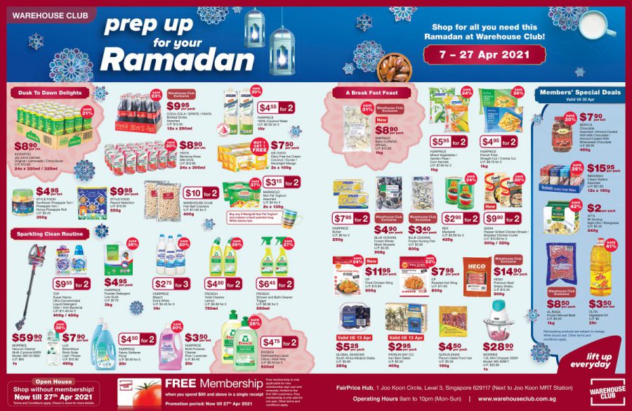 NTUC Warehouse Club having Open House till Apr 27, lets you shop ...