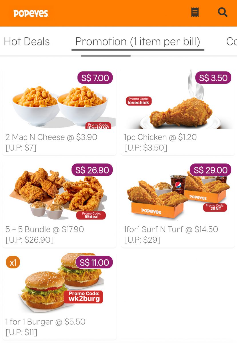 Popeyes S'pore has 1-FOR-1 Deals all-day on Burgers, Cajun Fries and ...