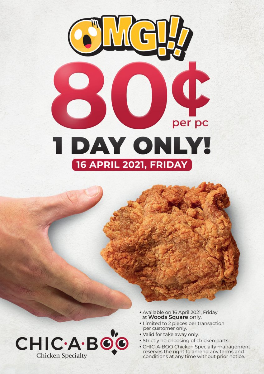 Chic-A-Boo opens in Woods Square, offers $0.80 Fried Chicken Opening ...