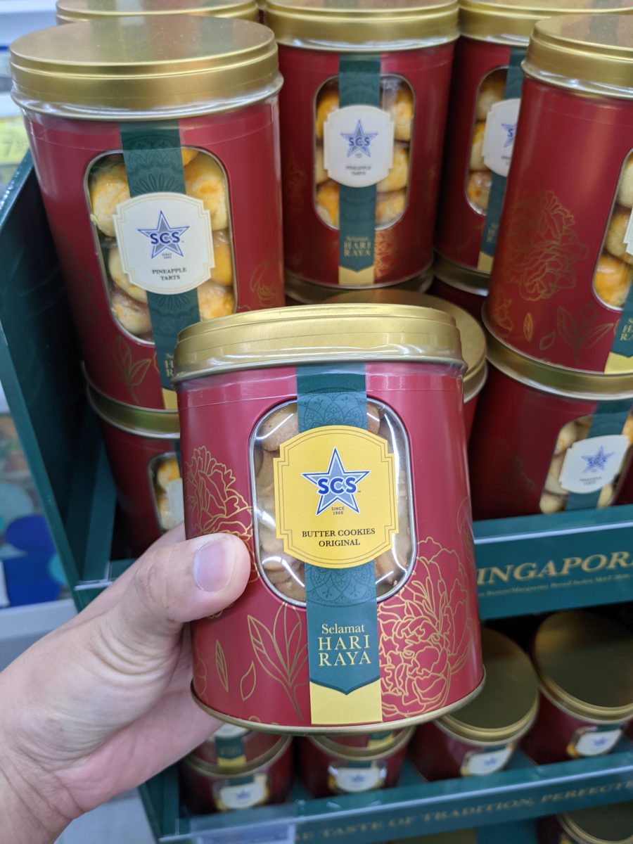 FairPrice selling Limited Edition Cookies & Pineapple Tarts made using ...