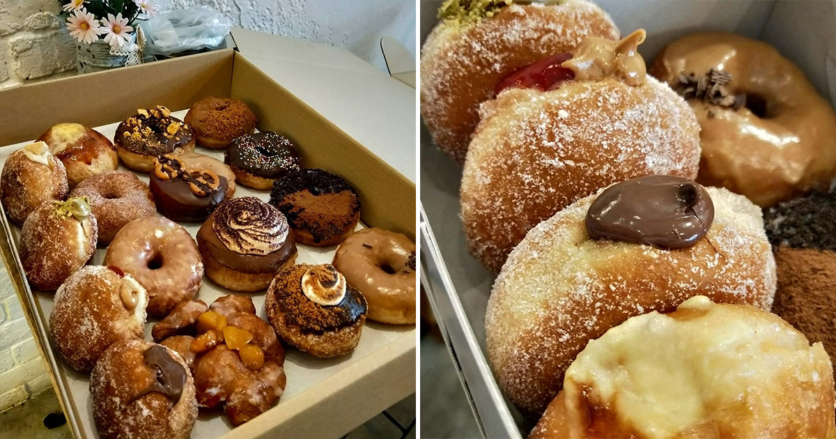 Doughnut Place in Whampoa sells Puffy Doughnuts with overflowing ...