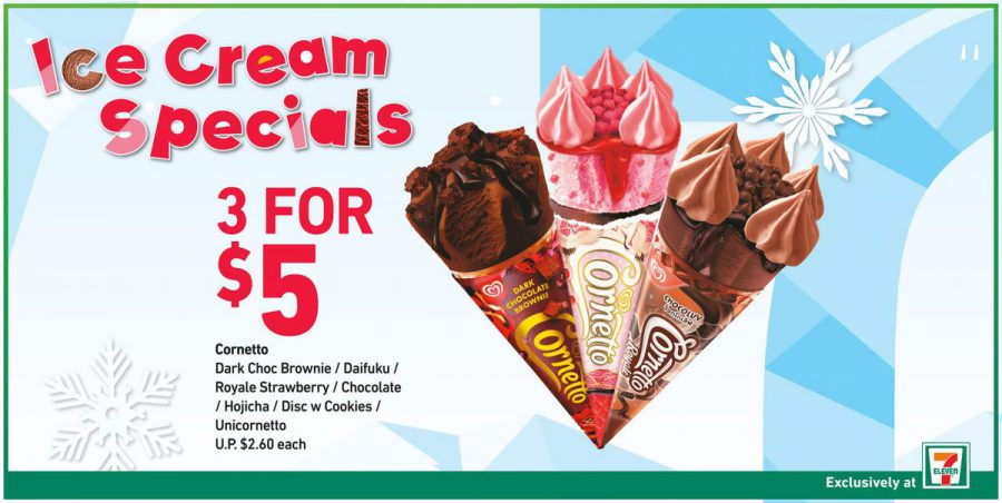 7-Eleven has lots of ice cream deals from S$0.80 including Cornetto ...