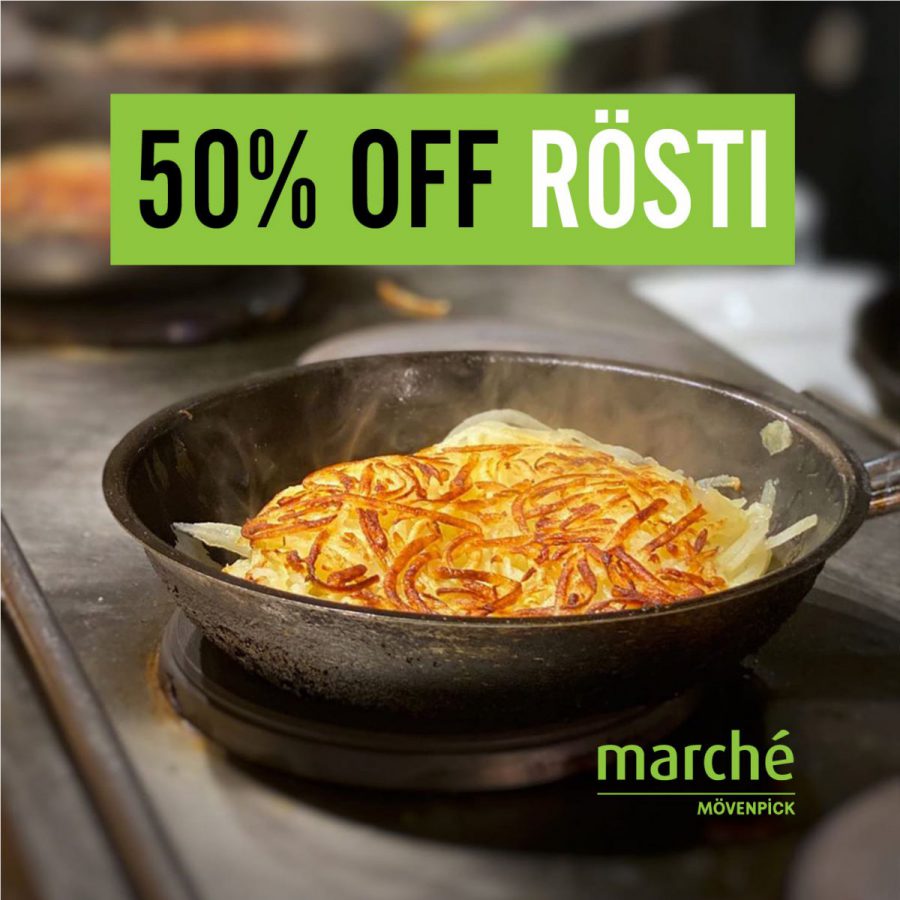 Marché restaurants in S'pore offer 50% OFF Original Swiss Rösti from S ...
