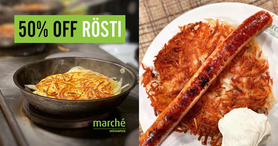 Marché restaurants in S'pore offer 50% OFF Original Swiss Rösti from S ...