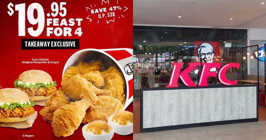 KFC s Limited time 19 95 Feast For 4 Takeaway Deal Has 6pcs Chicken kfc-s-limited-time-19-95-feast-for-4-takeaway-deal-has-6pcs-chicken