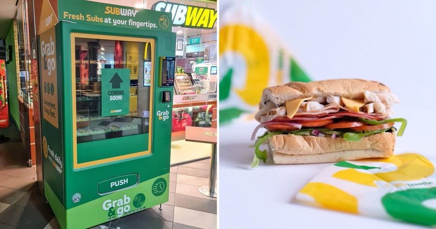 Subway Vending Machines now a thing in S'pore, one of them spotted at ...