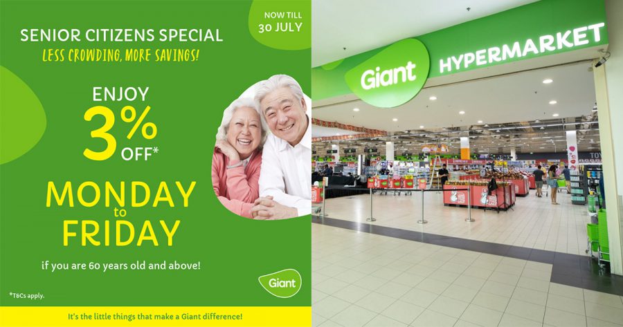Supermarket chain Giant extends Senior Citizens Discounts from Tuesday ...
