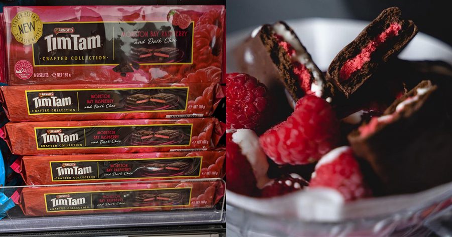 FairPrice selling limited-edition Tim Tam Moreton Bay Raspberry Dark ...