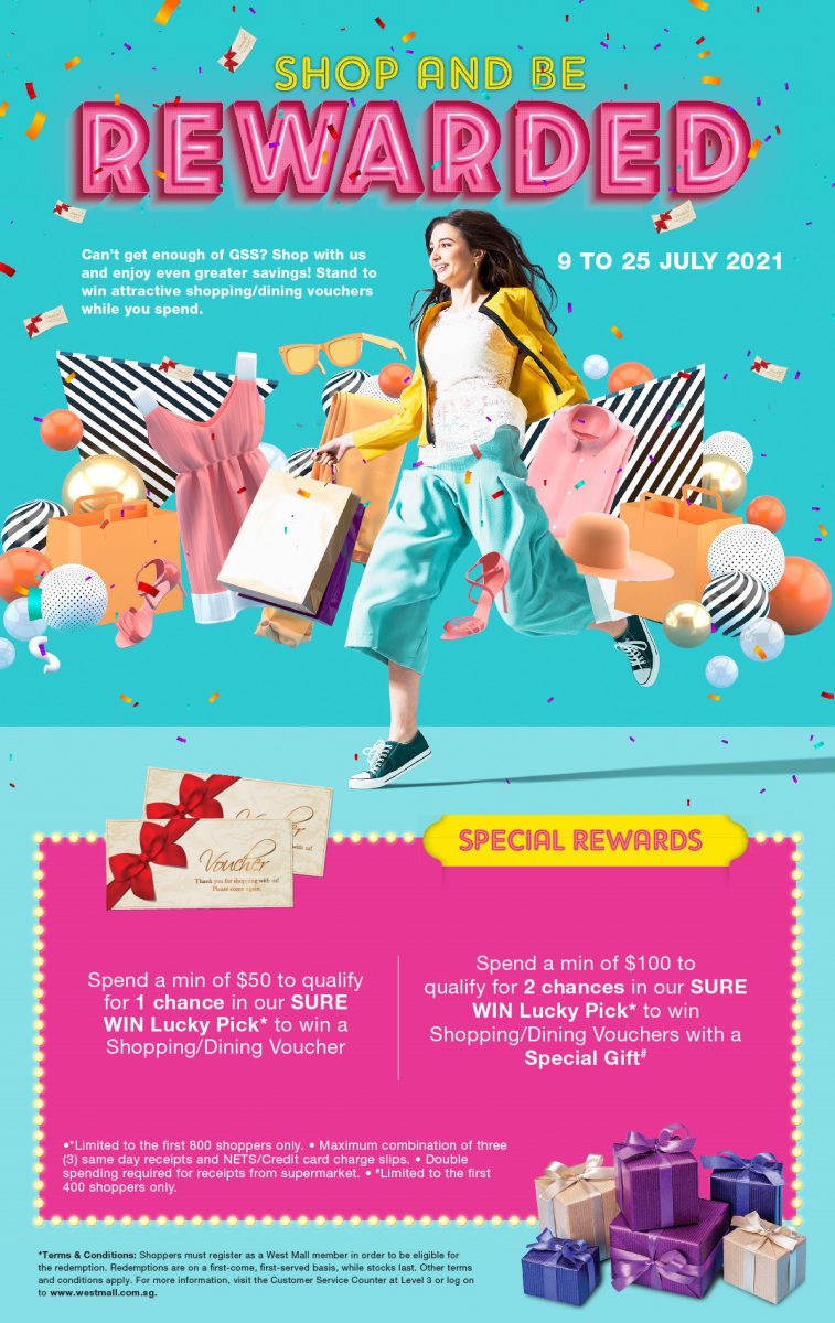 Win FREE shopping & dining vouchers with West Mall Sure-Win Draw ...