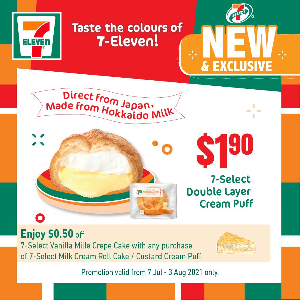 7-Eleven S'pore has Japan-imported Mille Crepe, Cream Roll Cake ...