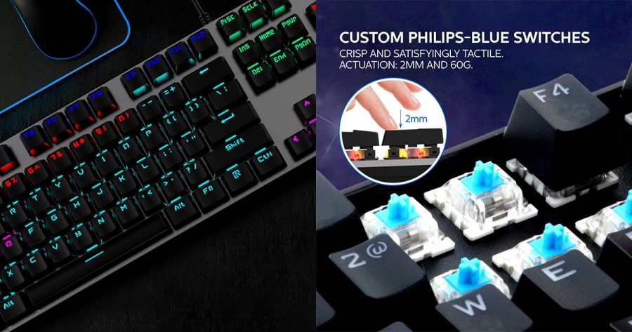 Philips made a RGB Mechanical Keyboard and it's selling for less than S ...