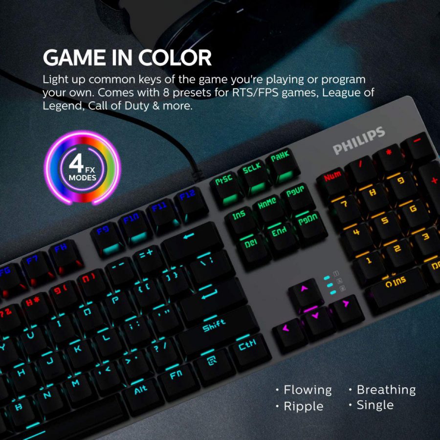 Philips made a RGB Mechanical Keyboard and it's selling for less than S ...