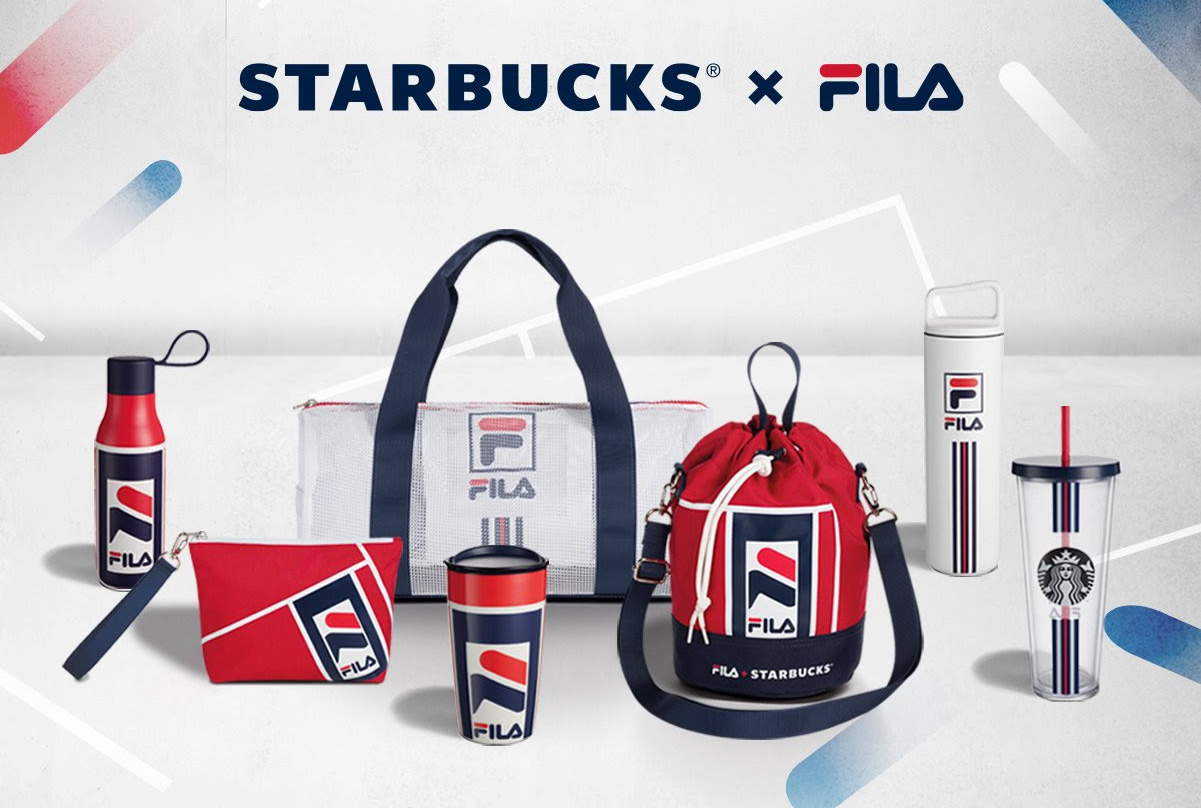 First-ever Starbucks x FILA Collaboration Merch available from Jul 22 ...