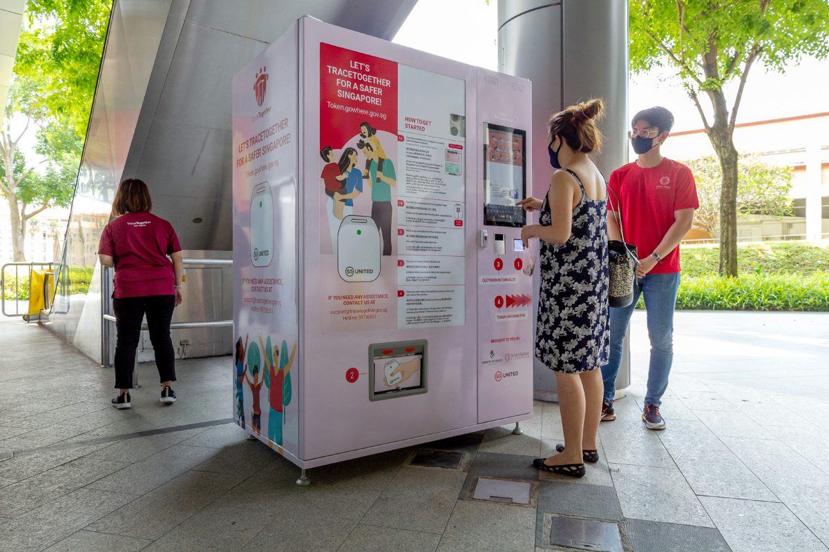 TraceTogether Token Vending Machines available from Jul 26, lets users ...