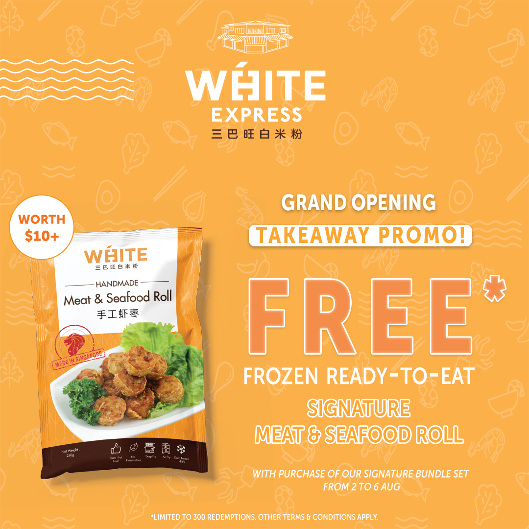 White Restaurant opening Express Outlet in Tampines Mall, will have ...