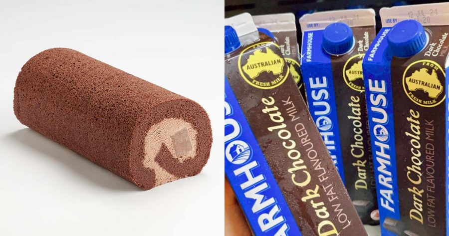 BreadTalk S'pore made a Hazelnut Pudding Roll Cake using Farmhouse Dark ...