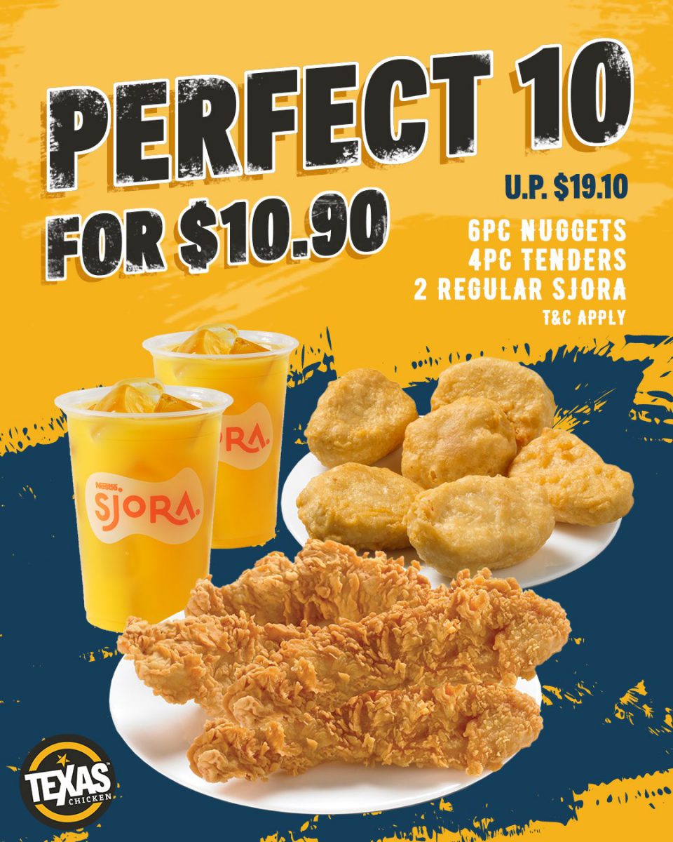 Texas Chicken S'pore has 10pc & 12pc Chicken & Tenders Bundle Meals ...