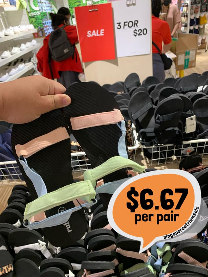 Rubi Shoes in Causeway Point has 3 for $20 Sale for a limited time, pay ...