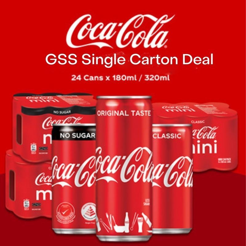 Coca-Cola 24-can Carton Sale from Official Online Store means you pay ...