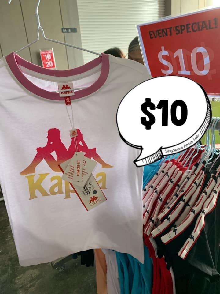 Kappa Warehouse Sale in Tagore till Sep 4 has lots of apparels ...