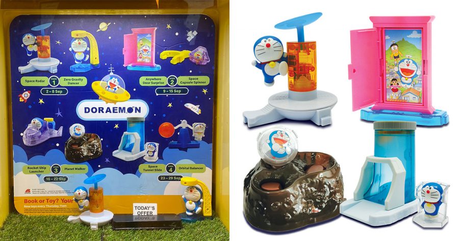 McDonald's launches space-themed Doraemon Happy Meal Toys, 8 of them to ...