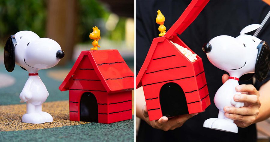 Golden Village selling Snoopy Tumbler & Doghouse Popcorn Bucket from ...