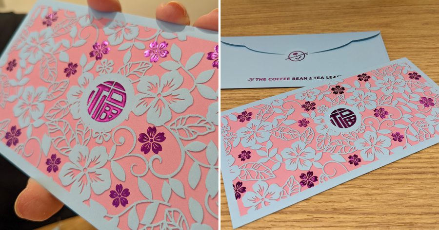 Coffee Bean S'pore Limited Edition Red Packets are so pretty you will ...