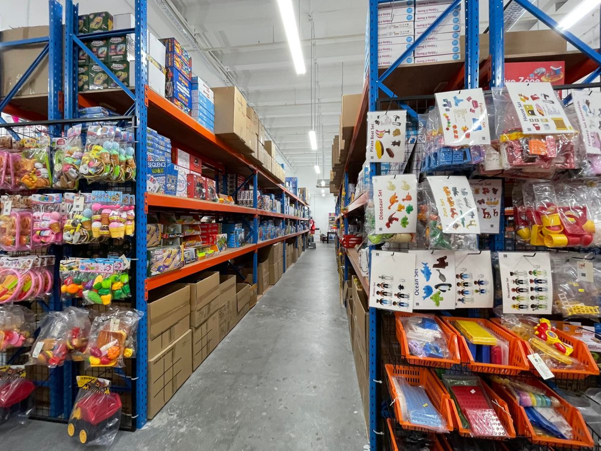 Giant toy store near IKEA Tampines is a warehouse with lots of ...