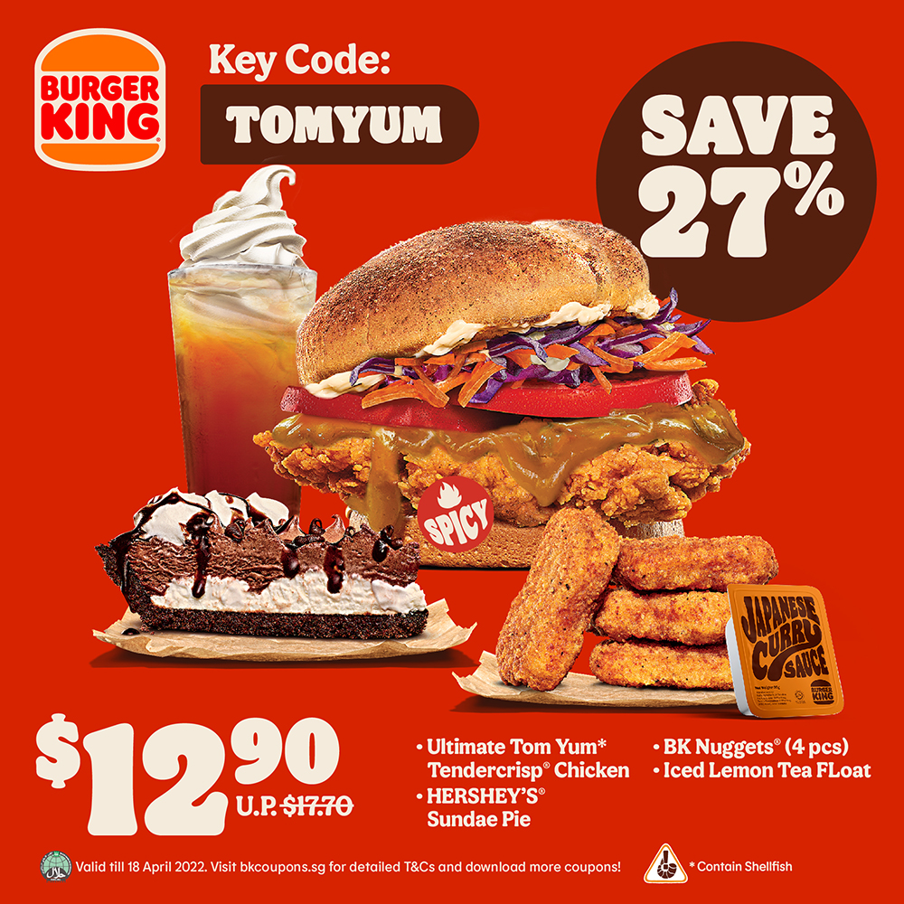 Burger King releases 25 Discount Coupons for use till Mar 27, has up to ...