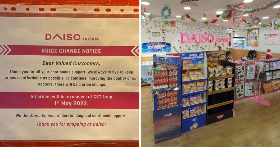 Daiso S'pore charging 7% GST from May 1 onwards means items in stores will likely cost S$2.14 ...
