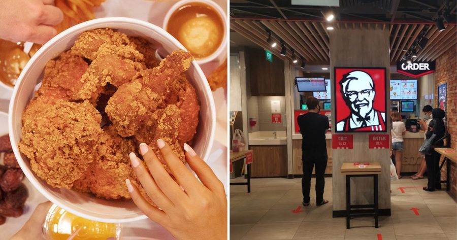 KFC S'pore selling 8pcs Chicken for $15.95 till May 2 means you pay ...