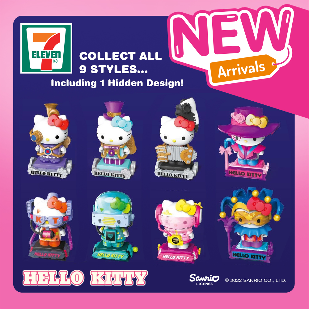 7-Eleven S'pore launches Hello Kitty Cyberpunk Blind Box Collectibles ...