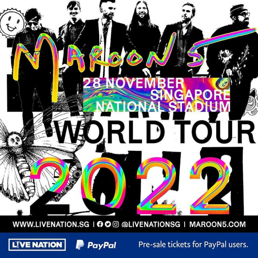 Maroon 5 to perform in S'pore National Stadium on Nov 28, tickets from ...