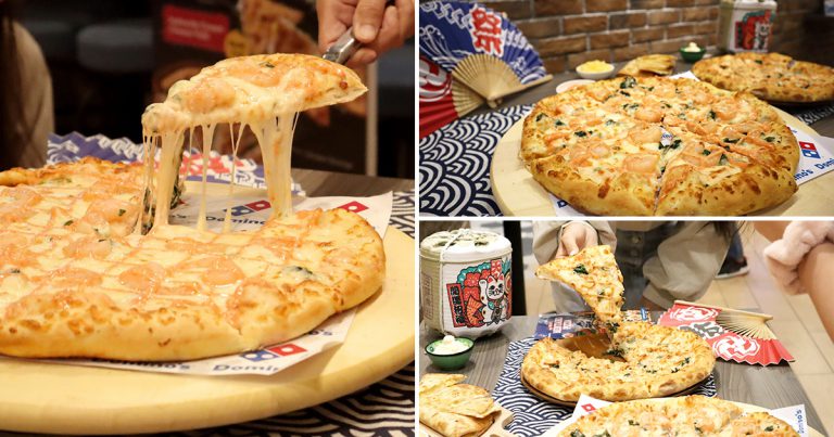 Domino's S'pore launches Mentaiko Pizzas & Hokkaido Cream Cheese Fold ...