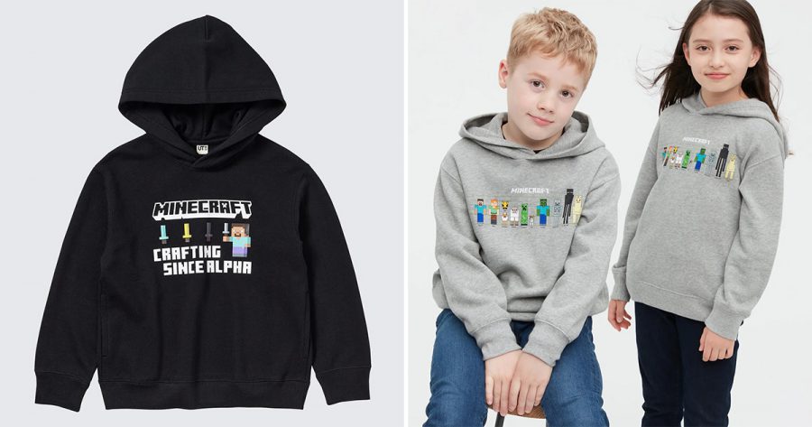 UNIQLO S'pore launching Minecraft Hoodies for kids from Aug 29, has 4 ...