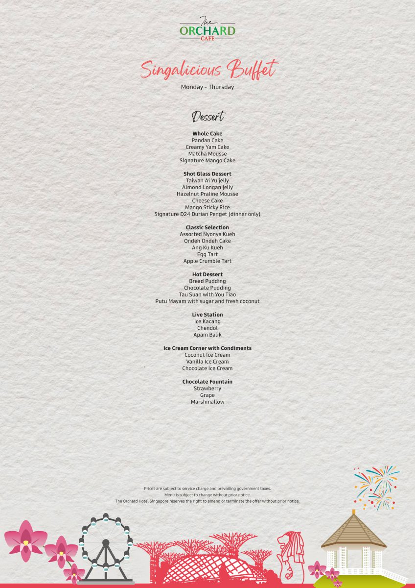 Buffet Restaurant in Orchard Hotel has 1-FOR-1 Weekday Promotion with ...