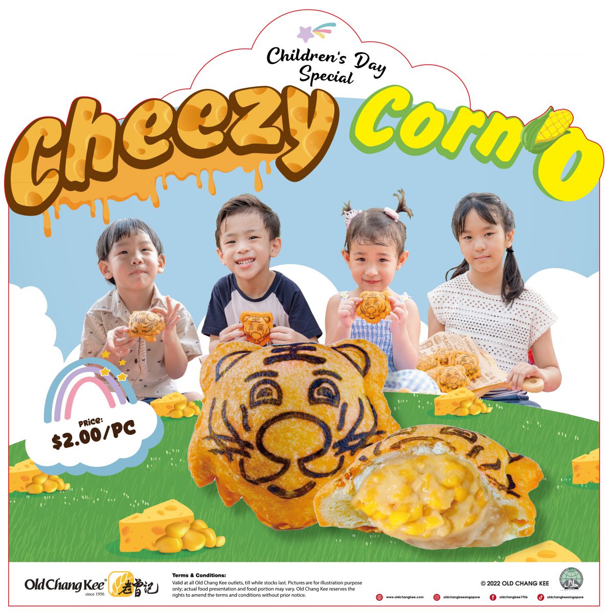 Old Chang Kee launching Tiger-shaped Cheezy Corn'O Puff to celebrate ...